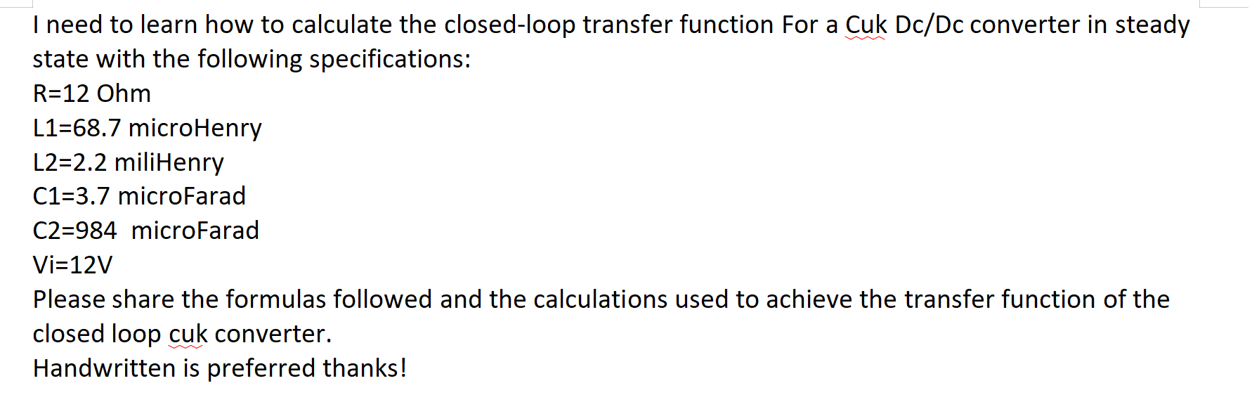 Solved I need to learn how to calculate the closed-loop | Chegg.com
