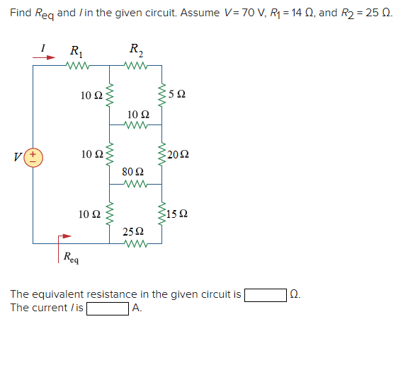 Solved NEED HELP FAST. Find Req and /in the given circuit. | Chegg.com