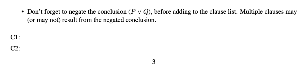 Solved 2 Propositional Logic In this section, assume | Chegg.com