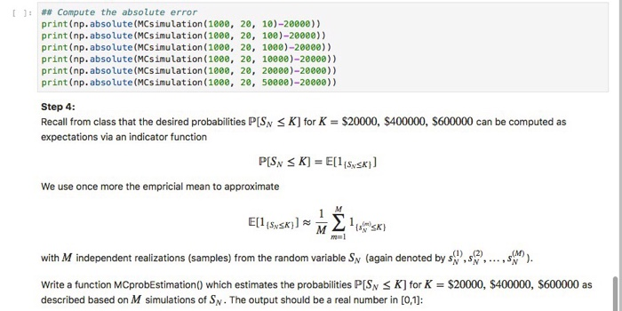 Solved Python Homework 2 A stochastic model for a car | Chegg.com