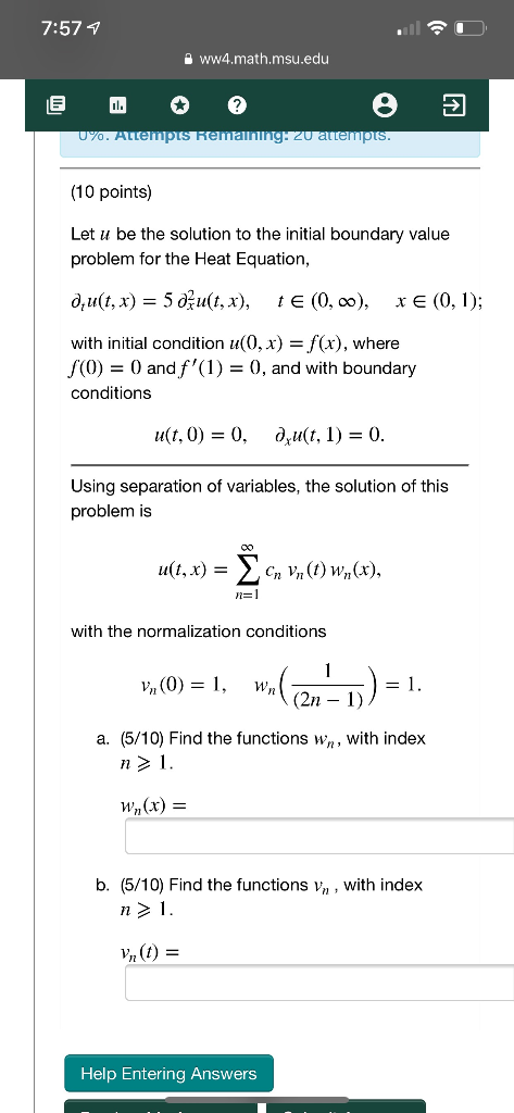 Solved 7:57 ร ww4.math.msu.edu 70.ALLETpts nemainco altemptS | Chegg.com