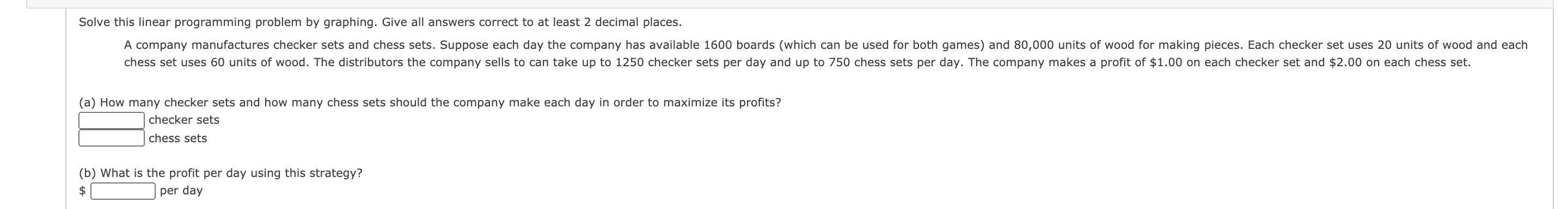 Solved Solve this linear programming problem by graphing. | Chegg.com