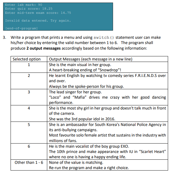 Solved 2. Modify the program for Question (1). In this | Chegg.com
