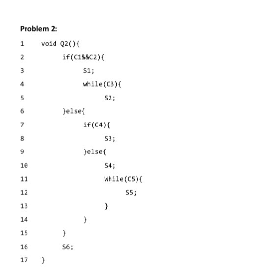 (Solved) : Example Void Qe 2 C1 3 4 S1 5 C2 6 S2 7 8 C3 9 S3 Else 10 11 ...
