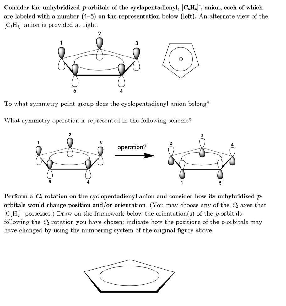 Solved L Consider the unhybridized p-orbitals of the | Chegg.com