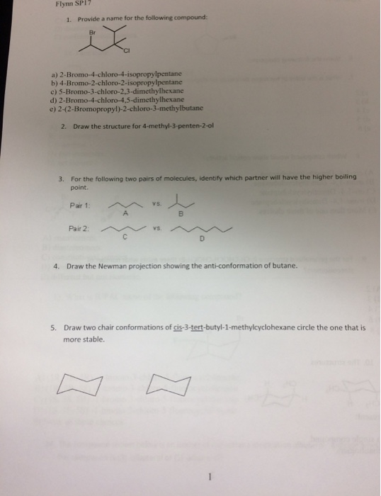 Solved Provide a name for the following compound: a) | Chegg.com Solved Provide a name for the following compound: a) | Chegg.com