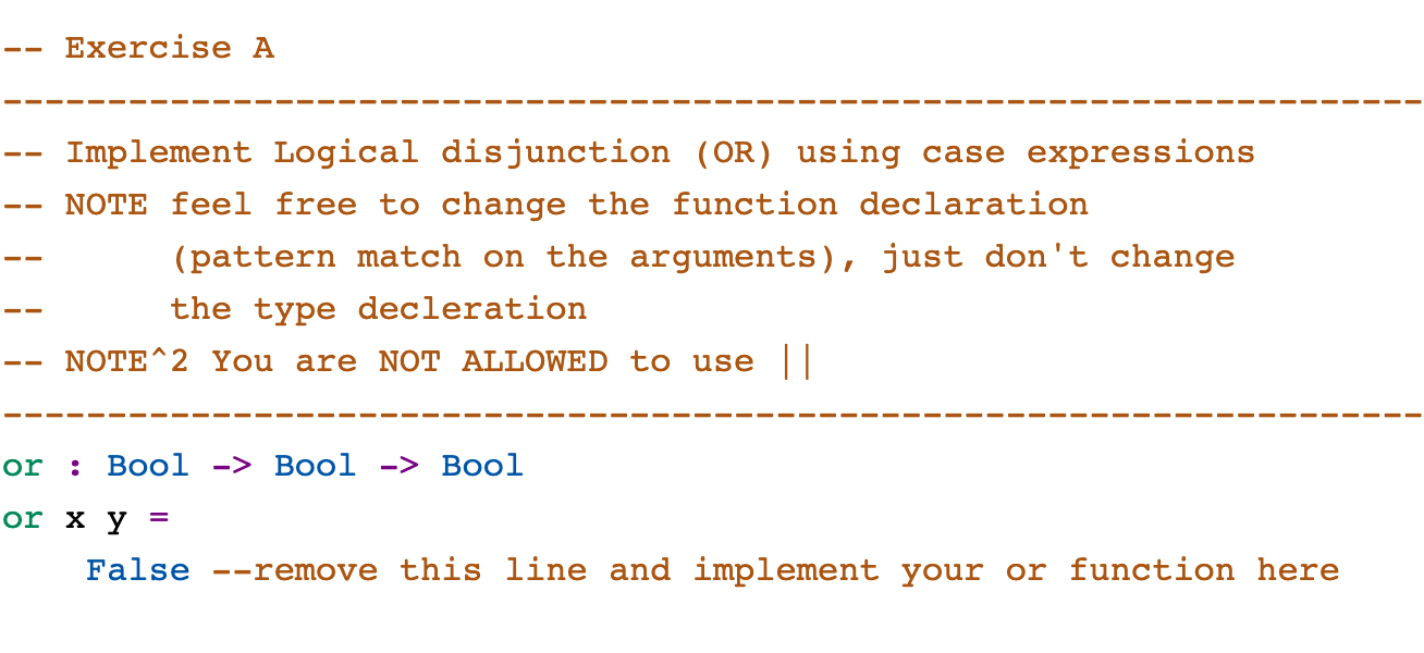 Solved -- Implement Logical disjunction (OR) using case | Chegg.com Solved -- Implement Logical disjunction (OR) using case | Chegg.com