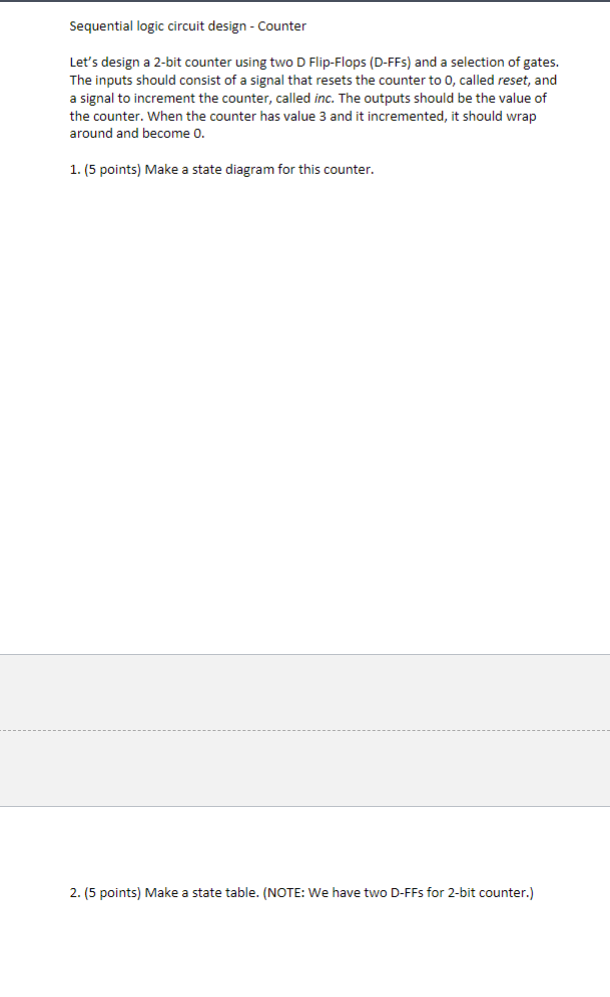 Solved Sequential logic circuit design - ﻿CounterLet's | Chegg.com