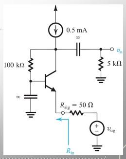 Solved use the T-model diagram to solve the ac analysis, and | Chegg.com