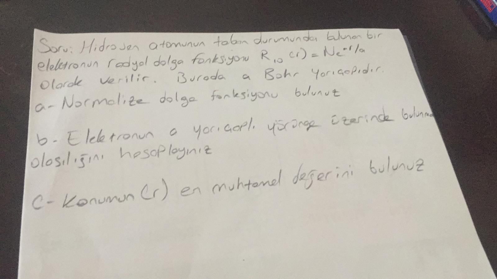 Solved The Radial Wave Function Of An Electron In The Ground