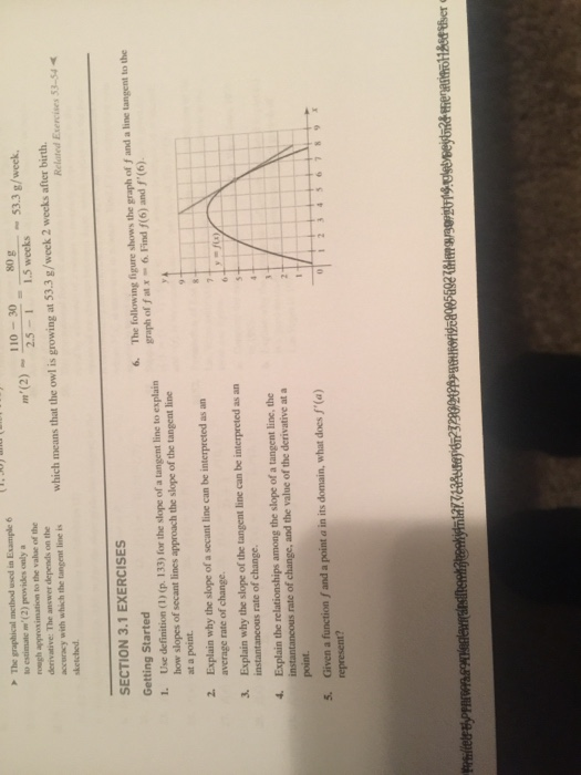 Solved The graphical method used in Example 6 to estimate m | Chegg.com