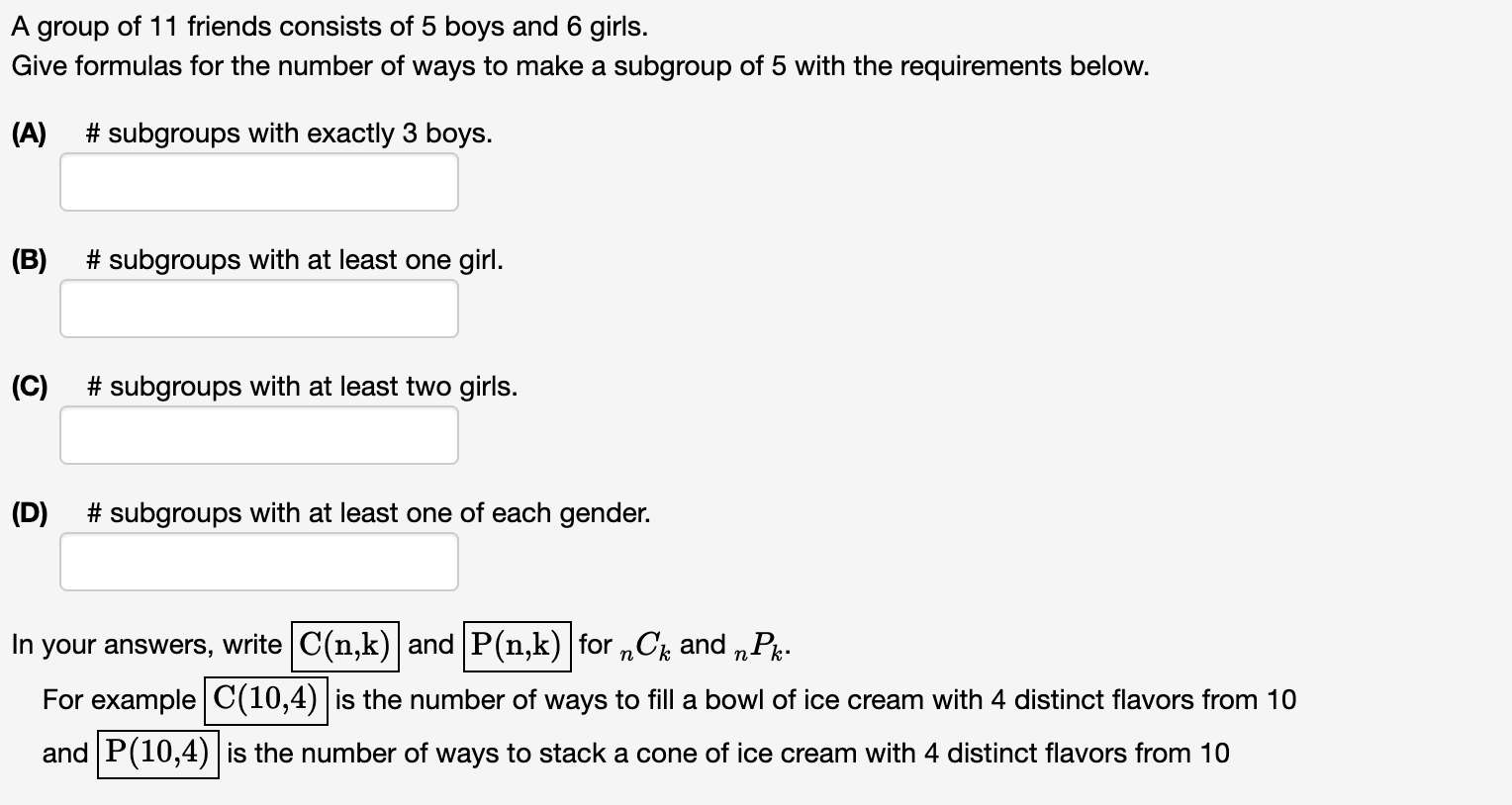 Solved A group of 11 friends consists of 5 boys and 6 girls. | Chegg.com