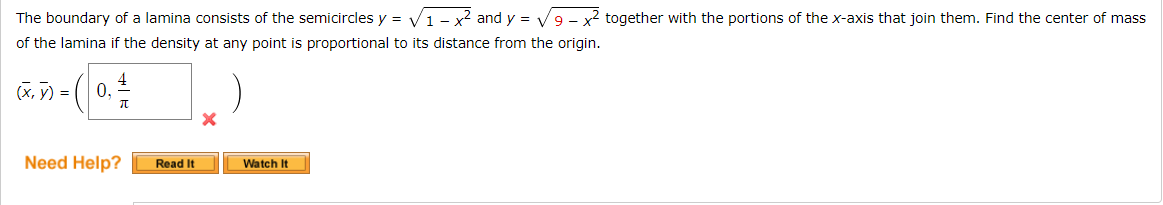 Solved The boundary of a lamina consists of the semicircles | Chegg.com