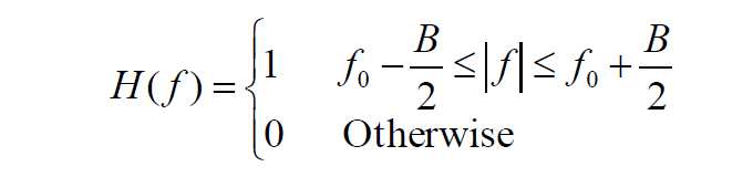 Solved assume that input to an ideal bandpass filter is | Chegg.com