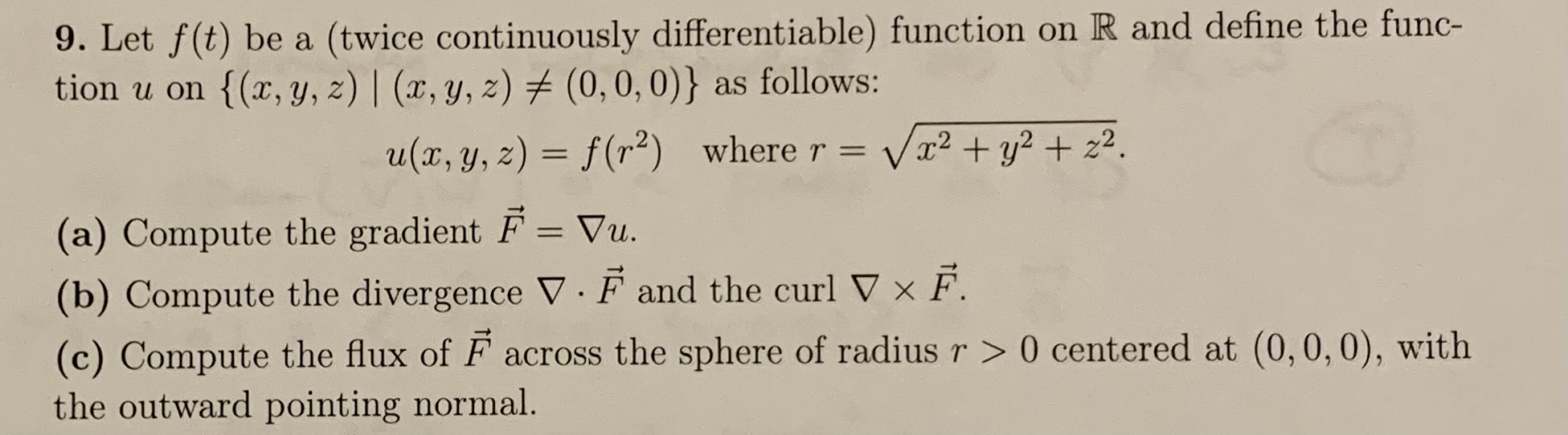 Solved Let f(t) ﻿be a (twice continuously differentiable) | Chegg.com