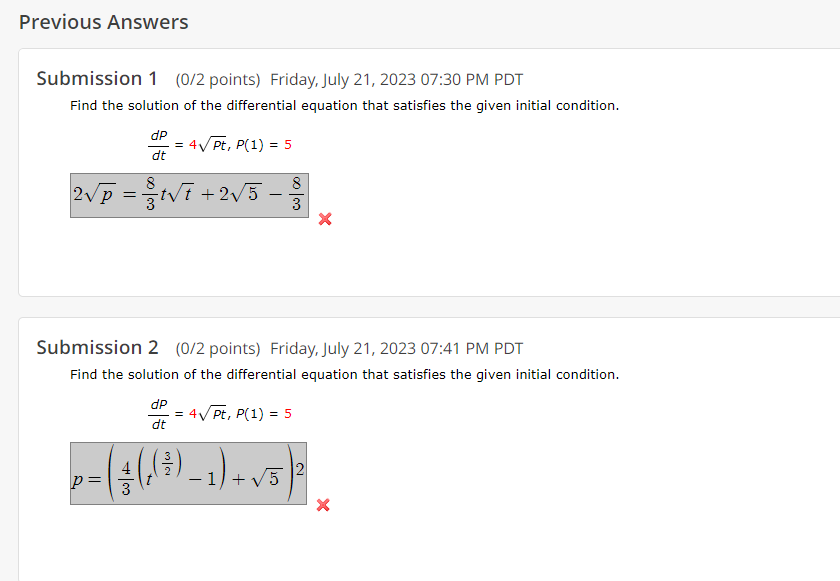 Solved Need help with this problem I even tried it twice but | Chegg.com