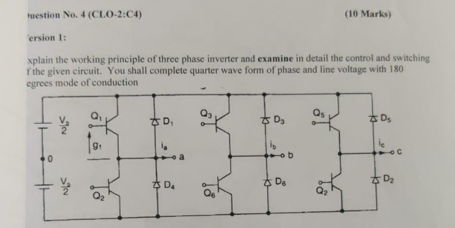 Solved uestion No. 4 (CLO-2:C4) (10 Marks) 'ersion 1: xplain | Chegg.com Solved uestion No. 4 (CLO-2:C4) (10 Marks) 'ersion 1: xplain | Chegg.com