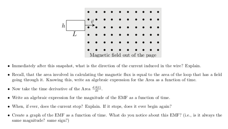 Solved 1.4 Changing magnetic flux due to a changing loop | Chegg.com