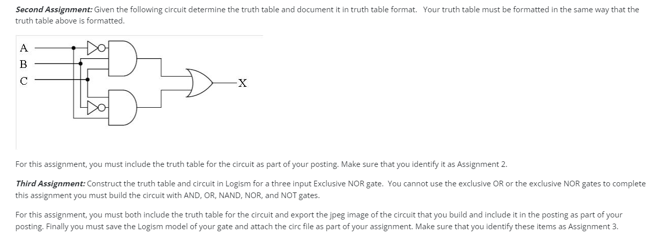 Solved Second Assignment: Given the following circuit | Chegg.com
