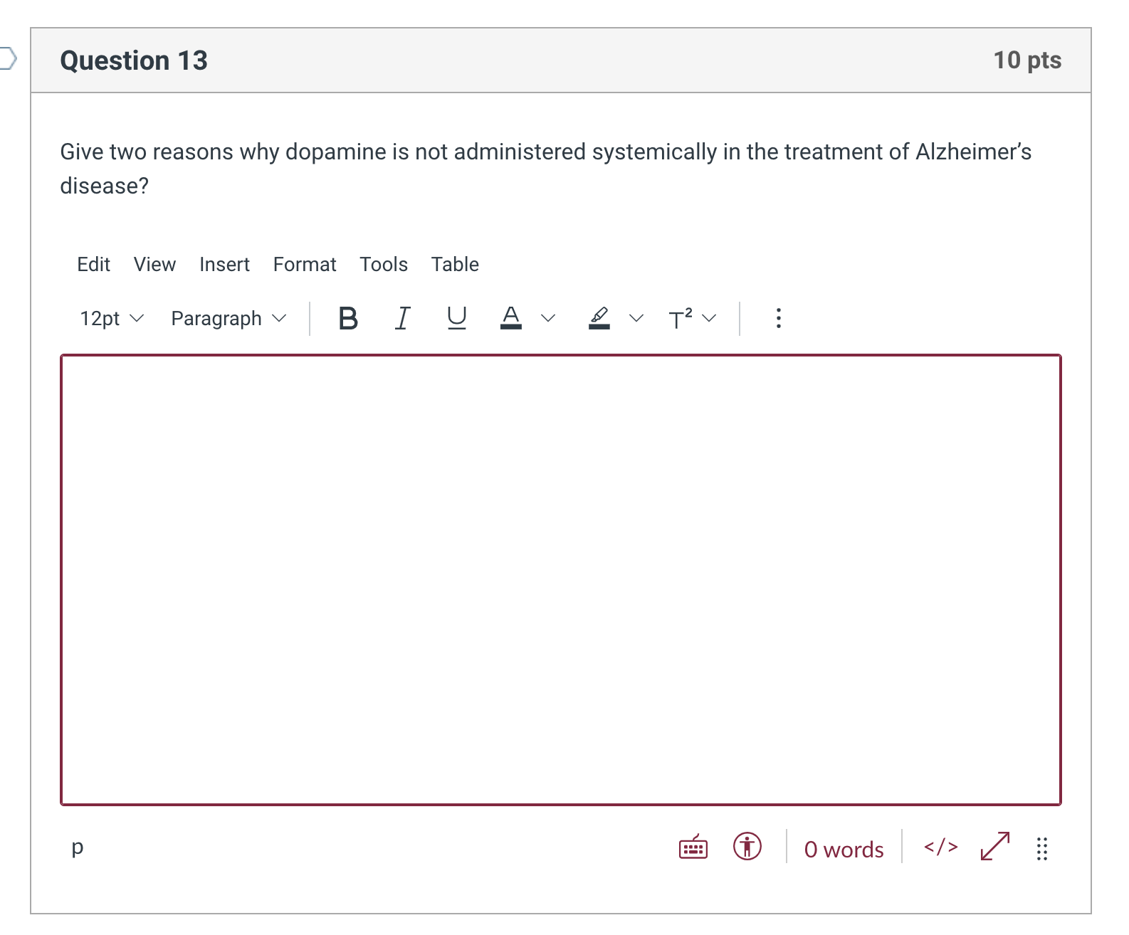 Solved Give two reasons why dopamine is not administered | Chegg.com