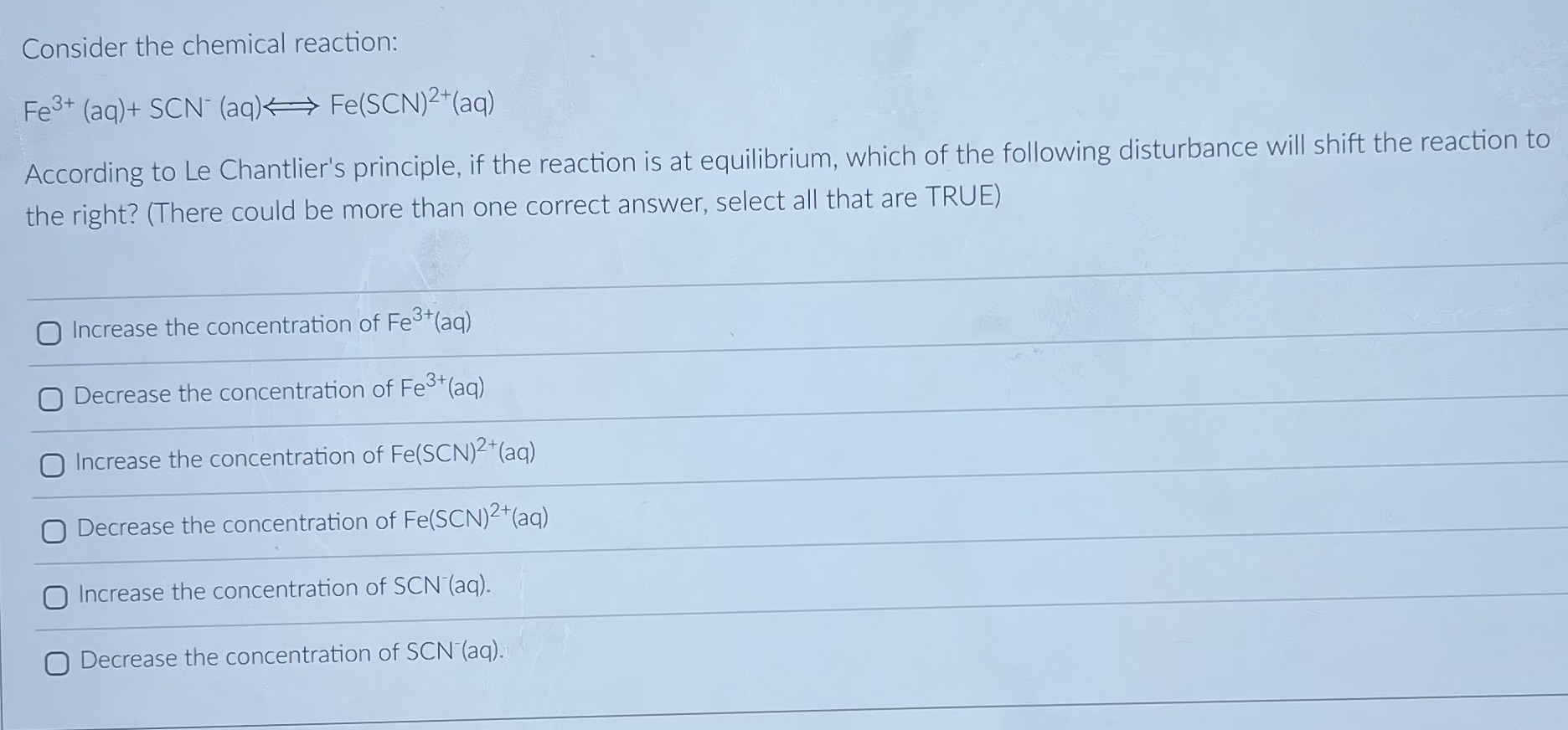 Solved Consider the chemical reaction: | Chegg.com