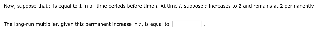 Solved 3. Lag distributions and multipliers A general form | Chegg.com