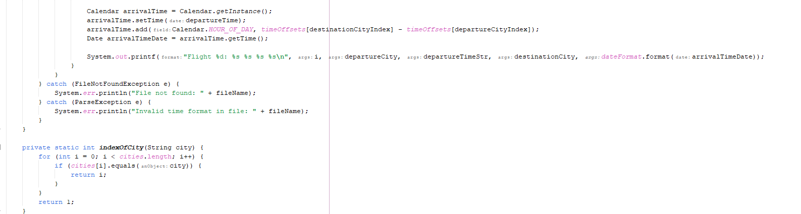 Solved I'm getting a error for invalid time format when | Chegg.com