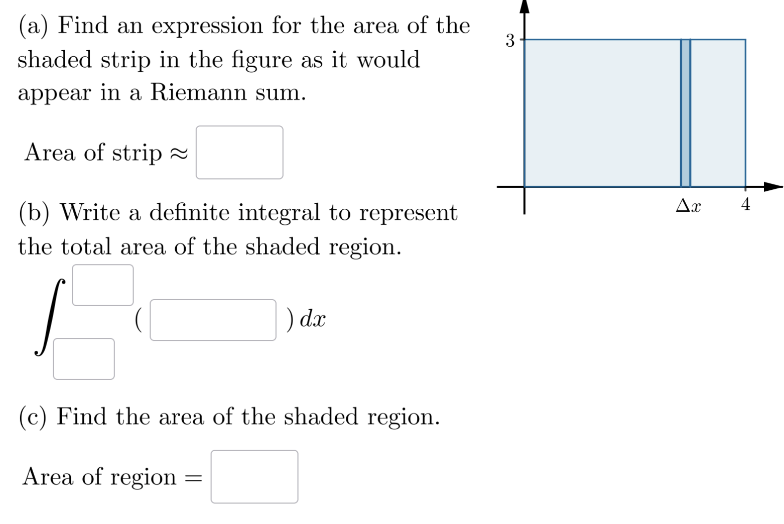 Solved (a) Find an expression for the area of the shaded | Chegg.com