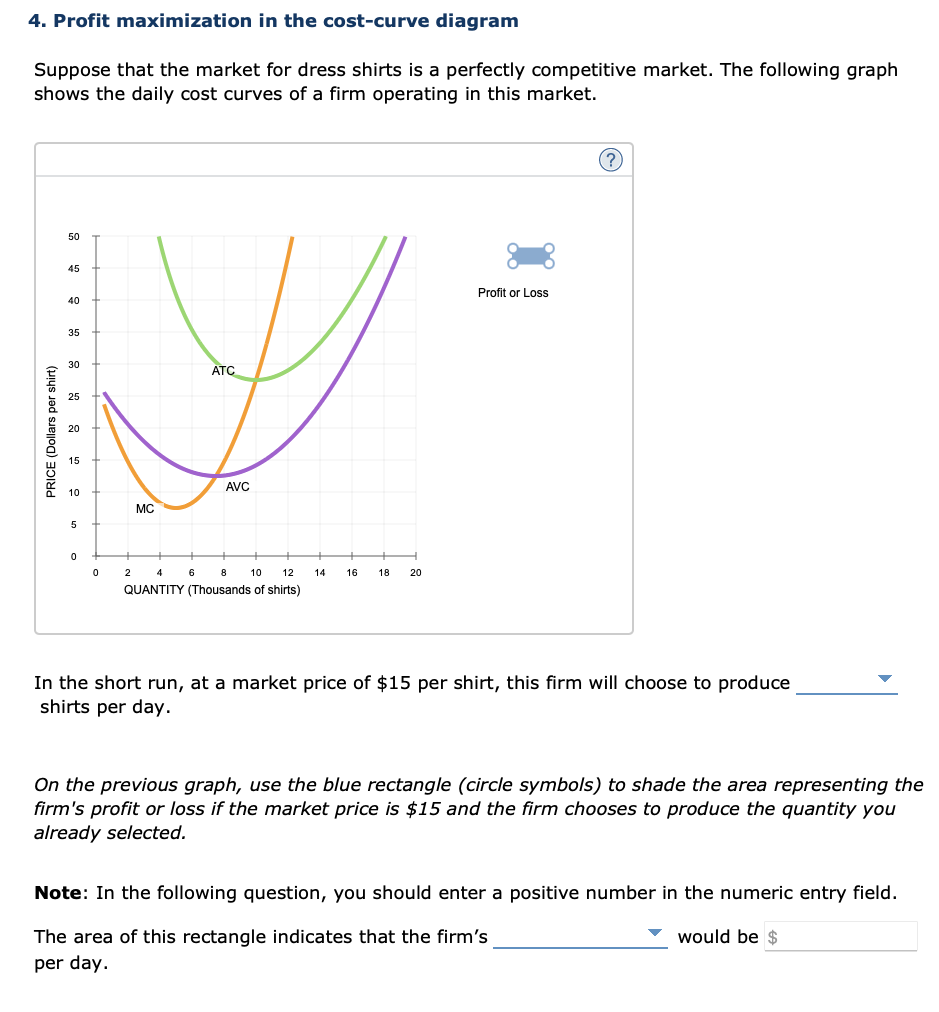 Solved 4. Profit maximization in the cost-curve diagram | Chegg.com