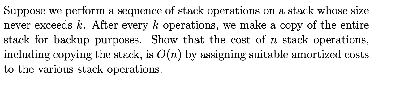 Solved Suppose we perform a sequence of stack operations on | Chegg.com