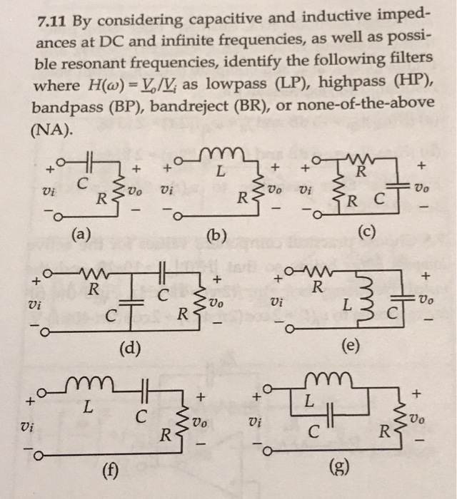 Solved By considering capacitive and inductive impedances at | Chegg.com