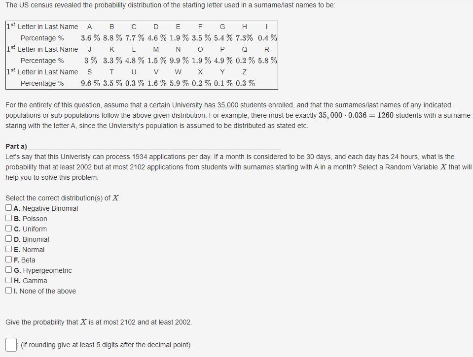 [Solved]: For the entirety of this question, assume that a