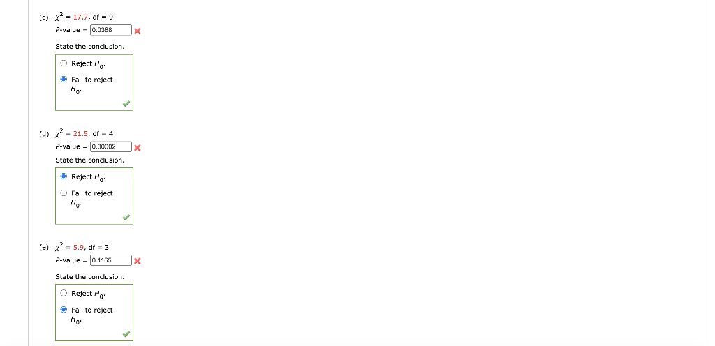 Solved From the given information in each case below, use | Chegg.com