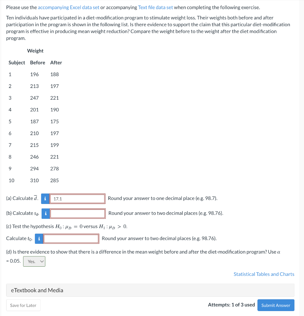 Solved Please use the accompanying Excel data set or | Chegg.com