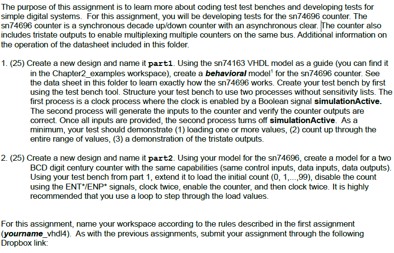The purpose of this assignment is to learn more about | Chegg.com
