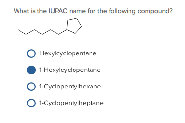 Solved What is the IUPAC name for the following compound? O | Chegg.com