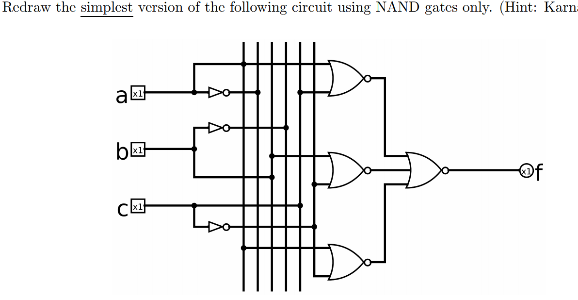 Solved Redraw the simplest version of the following circuit | Chegg.com