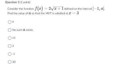 Solved Check whether the Mean Value Theorem (MVT) can be | Chegg.com