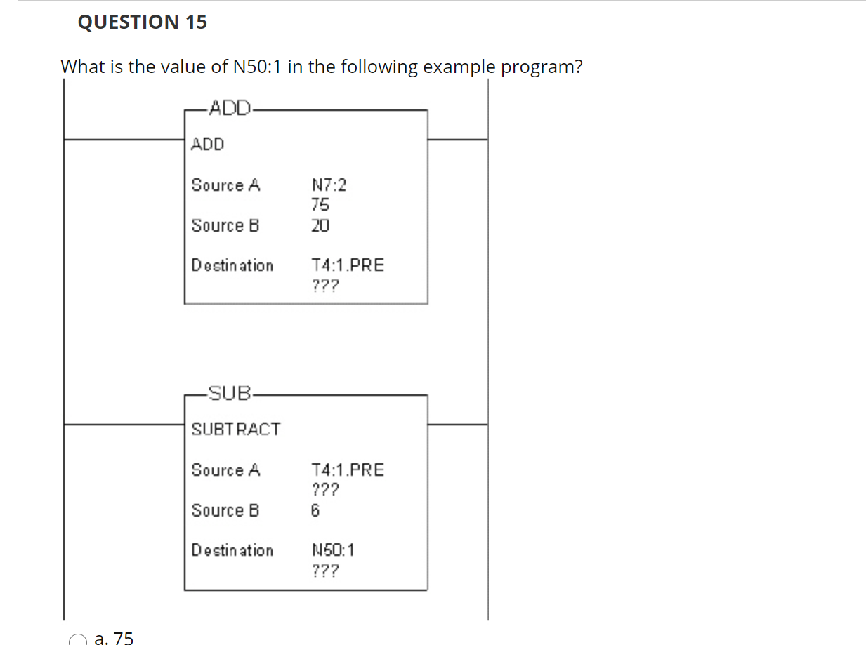 Solved QUESTION 15 What is the value of N50:1 in the | Chegg.com