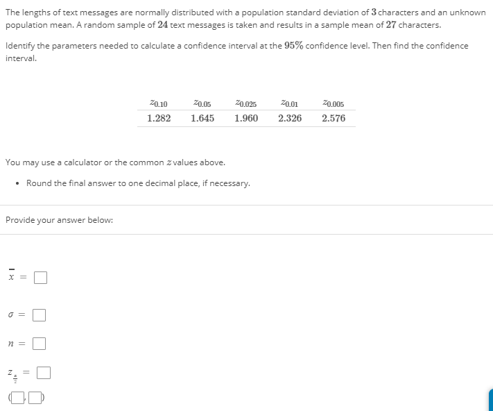 Solved The lengths of text messages are normally distributed | Chegg.com