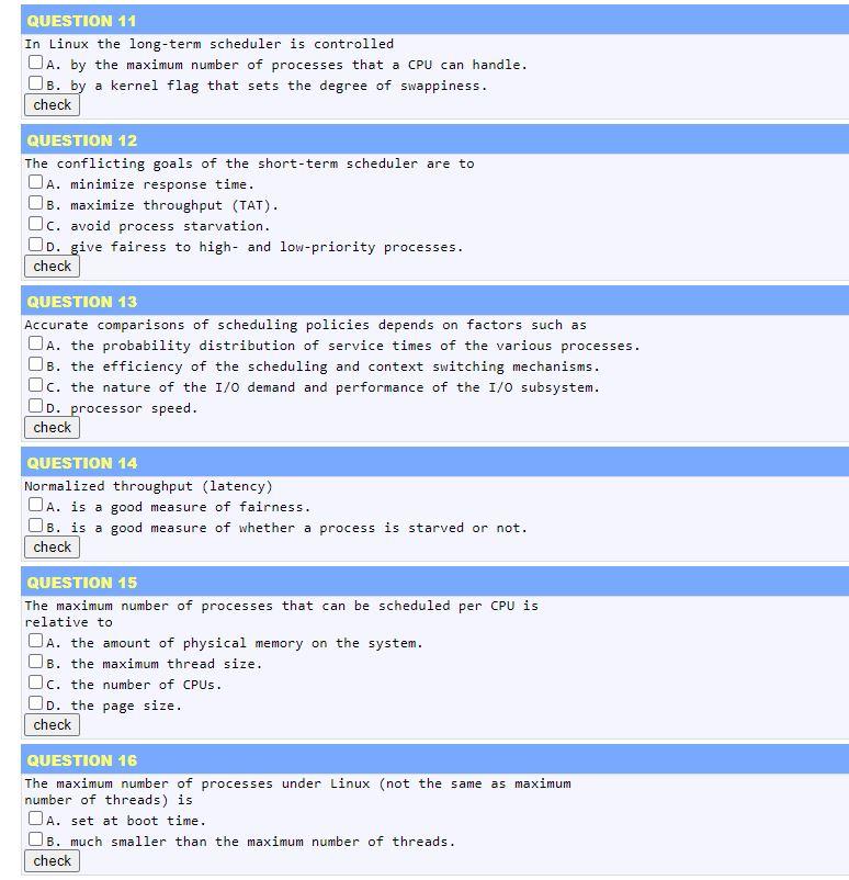 Solved Some questions could have multiple correct | Chegg.com