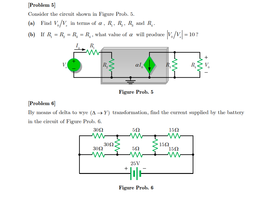 Solved [Problem 5] Consider the circuit shown in Figure | Chegg.com