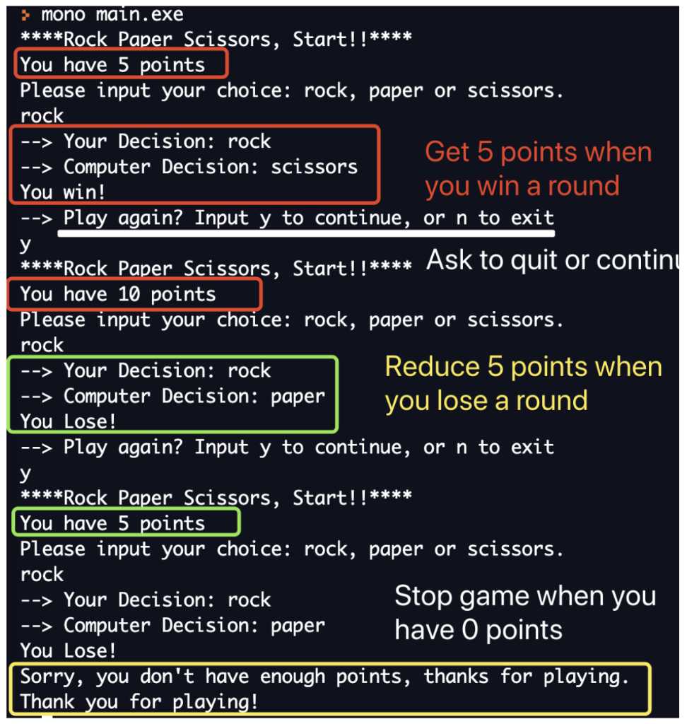 Solved In this exercise, you need to implement this game in | Chegg.com