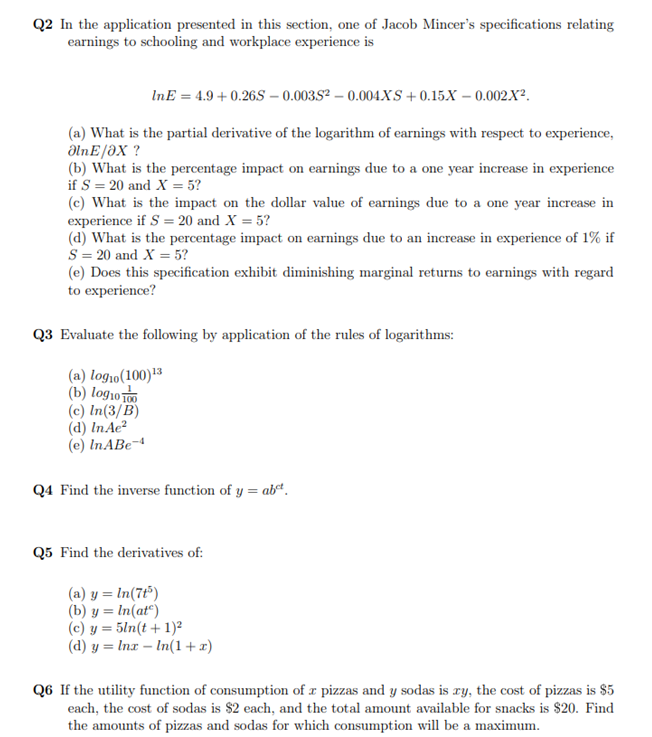 Solved Q2 In the application presented in this section, one | Chegg.com