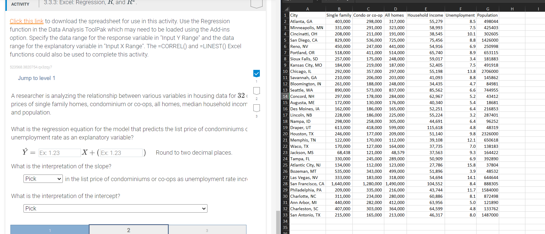 Click this link to download the spreadsheet for use | Chegg.com