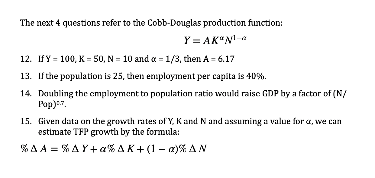 Solved For each statement indicate whether it is TRUE or | Chegg.com