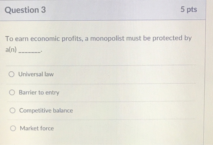 Solved DQuestion 1 5 pts The greater the number of prices | Chegg.com Solved DQuestion 1 5 pts The greater the number of prices | Chegg.com