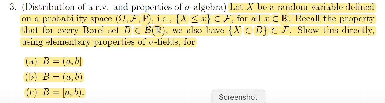 Solved 3. (Distribution of a r.v. and properties of | Chegg.com
