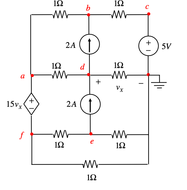 Solved Formulate a complete set of Node voltage equations to | Chegg.com