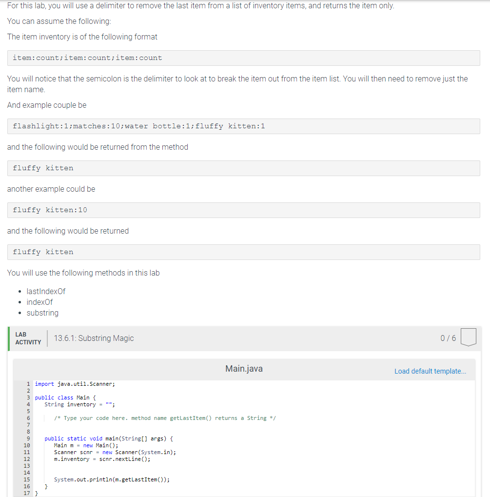 Solved For this lab, you will use a delimiter to remove the | Chegg.com